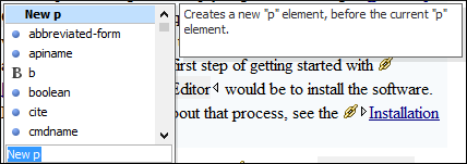 Schema Annotations in Author Mode