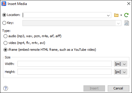 Adding Video, Audio, and Embedded HTML Resources in DITA Topics
