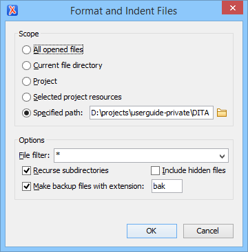 Format and Indent (Pretty-Print) Multiple Files