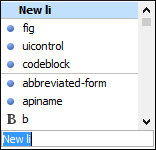 Content Completion Assistant in Author Mode