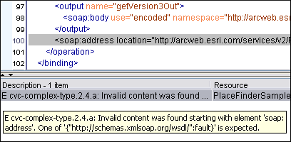 Editing WSDL Documents (Deprecated)